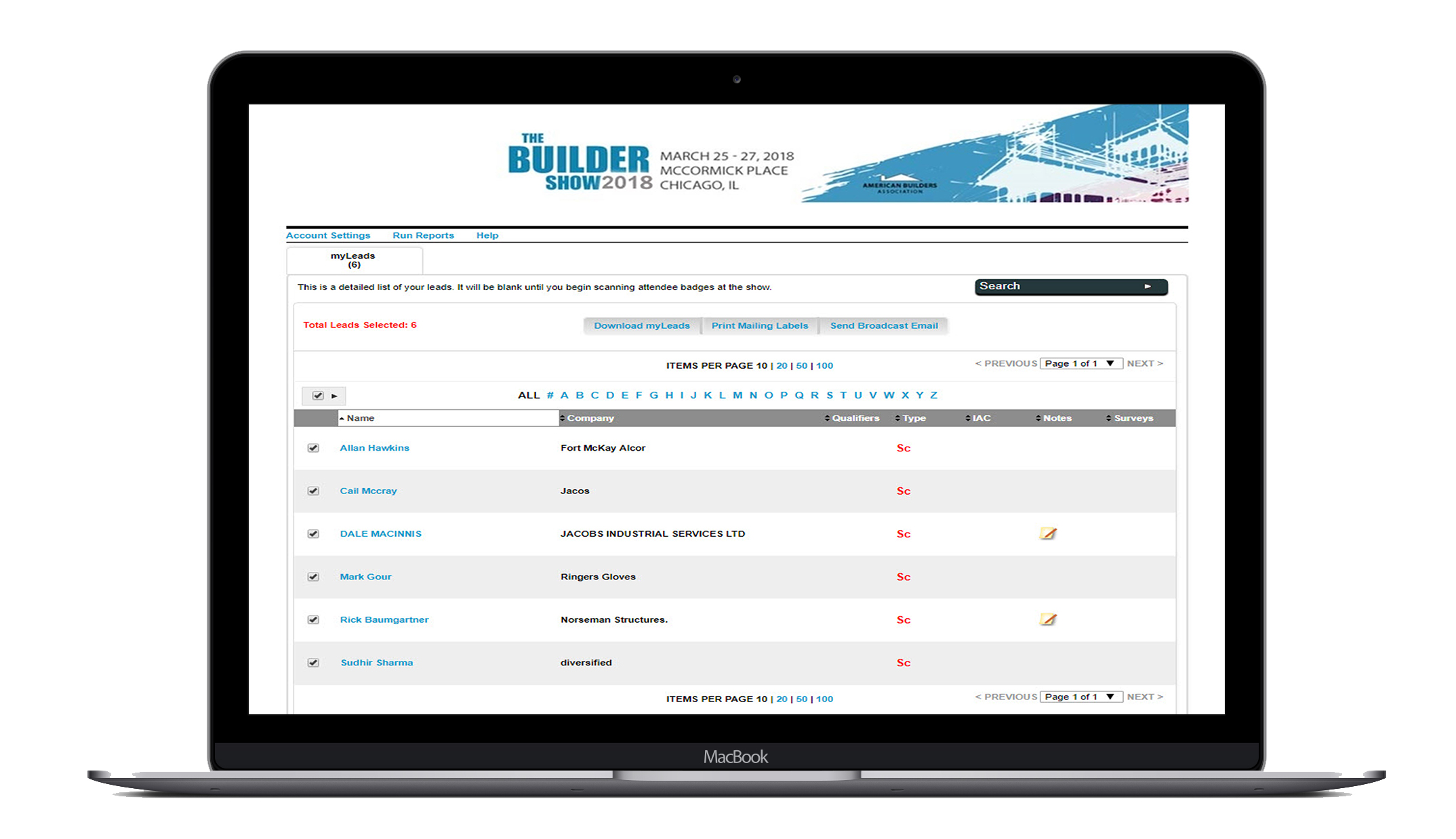 Trade Show Registration, Data Analytics and Lead Retrieval Solutions